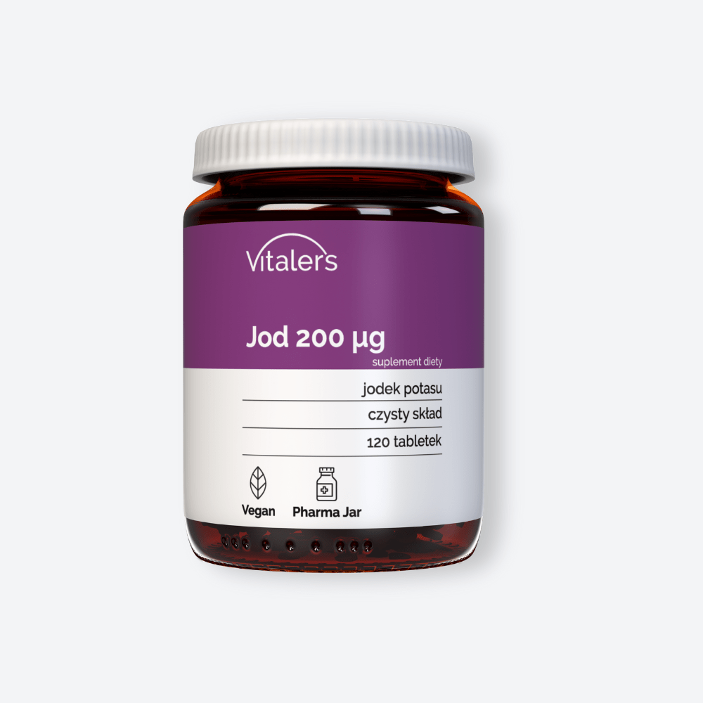 Jod 200 mcg - 120 tabletek | Vitaler's