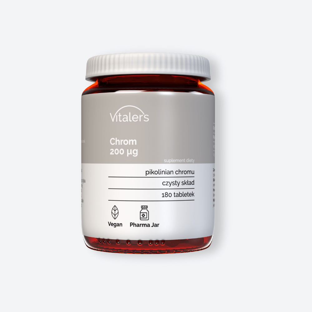 Chrom 200 mcg - 180 tabletek | Vitaler's