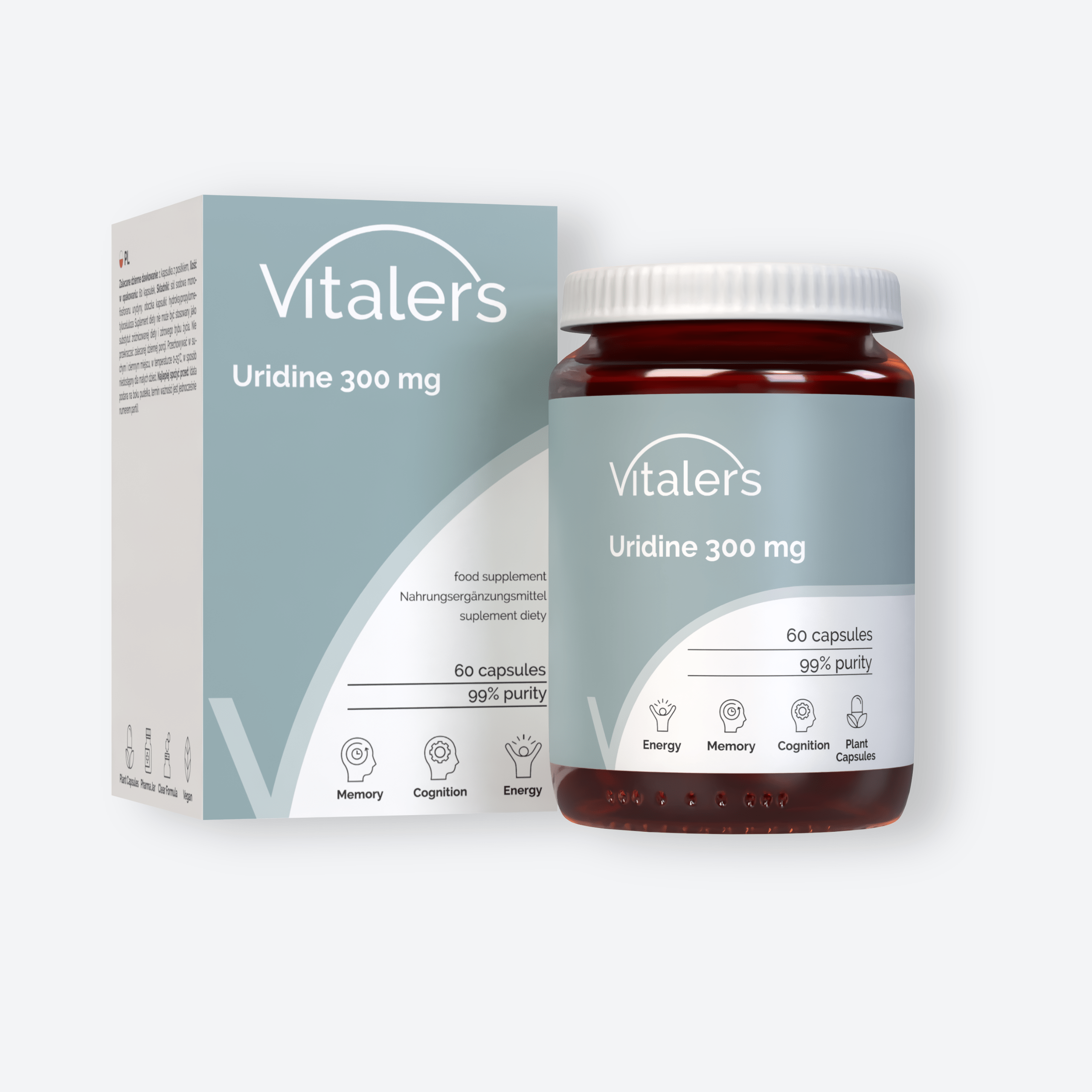 Urydyna 300 mg - 60 kapsułek | Vitaler's